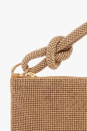 Cult Gaia Logo Plaque Clutch Bag