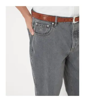 Brunello Cucinelli Straight Leg Denim Jeans