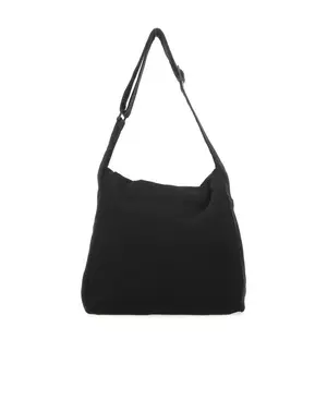 Our Legacy Foldover Top Sling Bag - Black