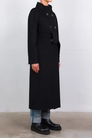 Valentino Garavani Double-breasted High Neck Coat