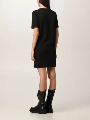 Moschino Round Neck Short-sleeved Dress