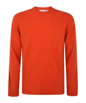 Comme Des Garçons Round-neck Wool Sweater - Red