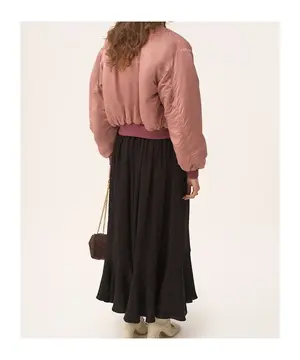 Chloé Maxi-collar Bomber Jacket - Nude