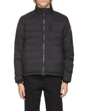 Canada Goose Lodge Down Zip-up Jacket - Black