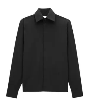 Saint Laurent Cassandre Buttoned Straight Hem Shirt