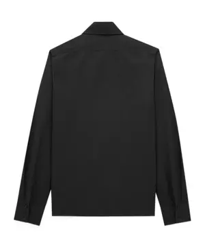 Saint Laurent Cassandre Buttoned Straight Hem Shirt