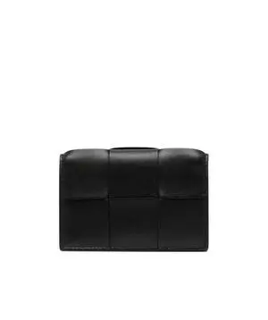 Bottega Veneta Intrecciato Business Card Holder - Black