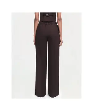 Simkhai Tavar Wide Leg Pants - Espresso
