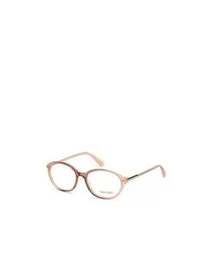 TOM FORD Oval Frame Eyeglasses - Nude