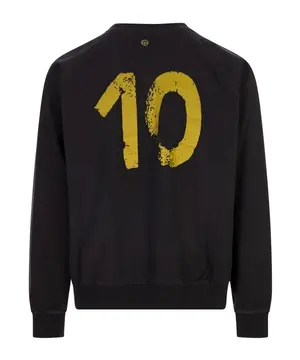 BARROW Glitter Logo Sweatshirt - Black