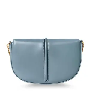 Fendi Fendigraphy Logo Lettering Chain-linked Wallet - Light Blue