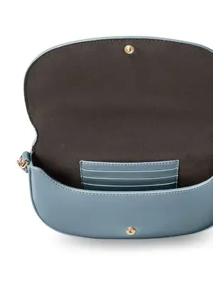 Fendi Fendigraphy Logo Lettering Chain-linked Wallet - Light Blue