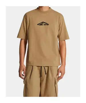 Dsquared2 Icon Logo Printed Crewneck T-shirt - Khaki