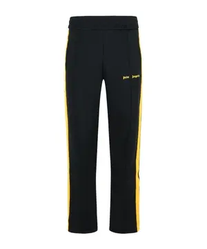 Palm Angels Logo-embroidered Side-stripe Track Pants - Black