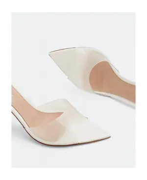 GIANVITO ROSSI Logo High-heeled Sandals - White