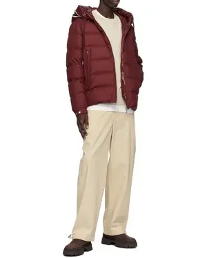 Moncler Logo Patch Padded Down Jacket