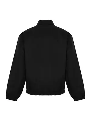 Prada Logo Detailed Zip-up Jacket