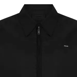Prada Logo Detailed Zip-up Jacket