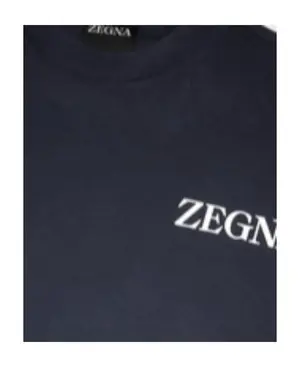 Zegna Raised-logo Crewneck Sweatshirt