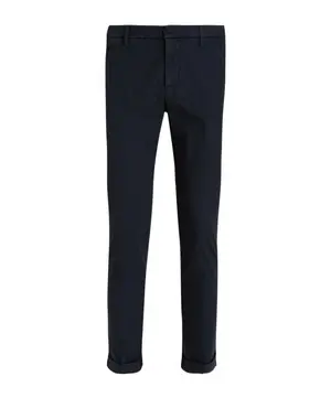 DONDUP Turn-up Tapered Trousers - Black