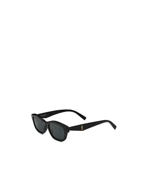 Saint Laurent Oval Sunglasses - Black