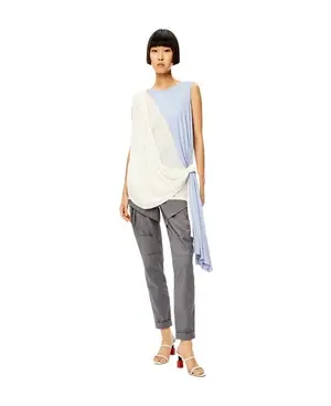 Loewe Pleated Cotton Trousers