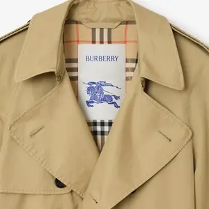 Burberry Double Breasted Belted Trench Coat - Hamper