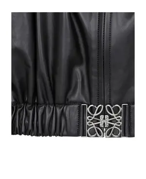 Loewe Nappa Leather Bomber Jacket With Anagram Clasp