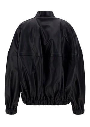 Loewe Nappa Leather Bomber Jacket With Anagram Clasp