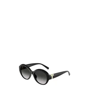TIFFANY  CO. Tiffany & Co. Oval Full Rim Sunglasses - Black