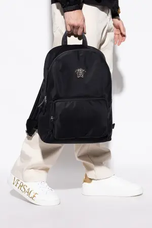 Versace La Medusa Zipped Backpack