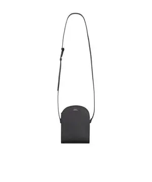 A.p.c. Demi-lune Shoulder Bag - Black