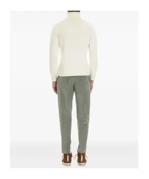 ROBERTO COLLINA High Neck Long Sleeve Sweater - White