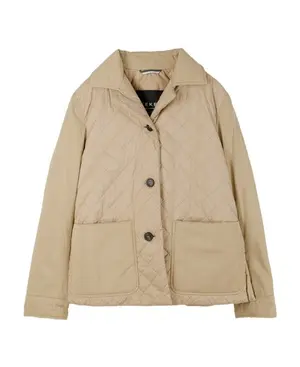 Max Mara Belted Quilted Long-sleeve Jacket - No