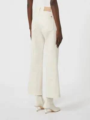 Max Mara Polonia Logo Patch Flared Pants