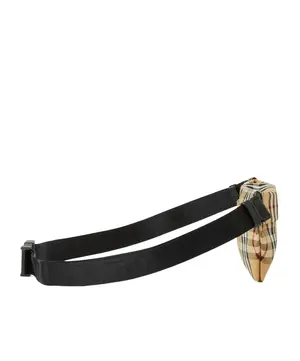 Burberry Check-pattern Zipped Belt Bag