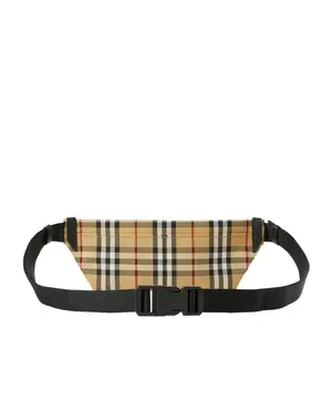 Burberry Check-pattern Zipped Belt Bag