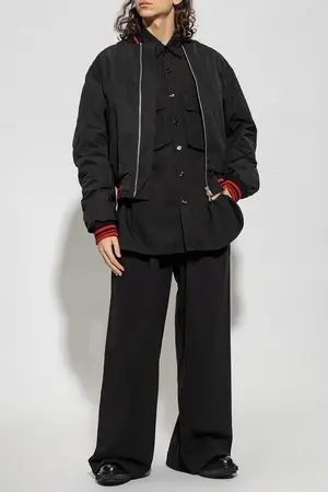 Dries Van Noten Stand Collar Casual Jacket