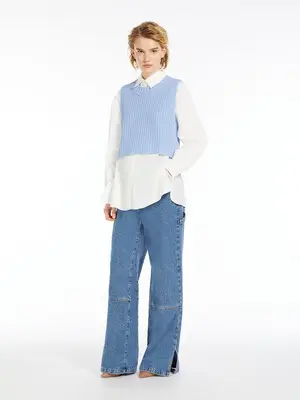 Max Mara Rib Knitted Wool Sweater