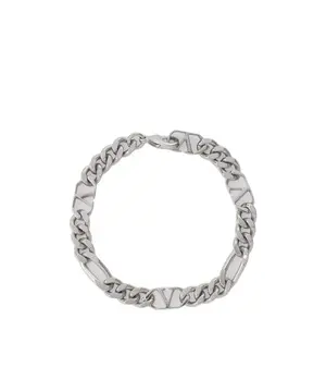 Valentino Garavani Vlogo Signature Chain Bracelet - Gray