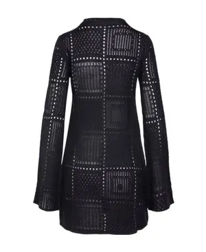 Chloé Knitted Long-sleeved Mini Dress