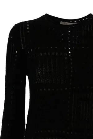 Chloé Knitted Long-sleeved Mini Dress
