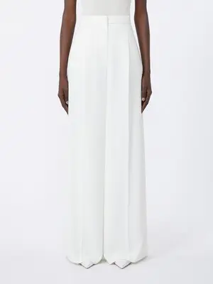 Max Mara Manetta Pleated Trousers - White