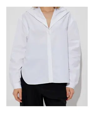 Alaïa Hooded Long Sleeve Shirt