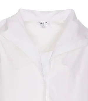 Alaïa Hooded Long Sleeve Shirt