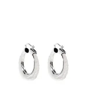 JIL SANDER Sculptural Hoop Earrings