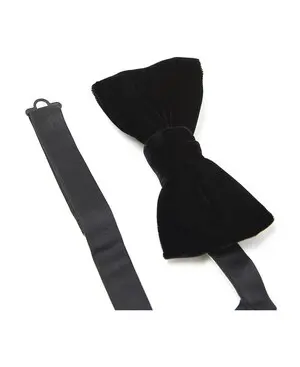 Saint Laurent Velvet Bow Tie
