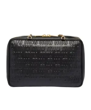 Miu Miu Embossed Leather Top-handle Bag