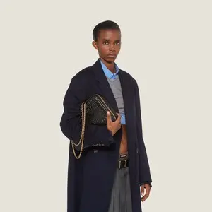 Miu Miu Embossed Leather Top-handle Bag
