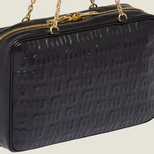 Miu Miu Embossed Leather Top-handle Bag